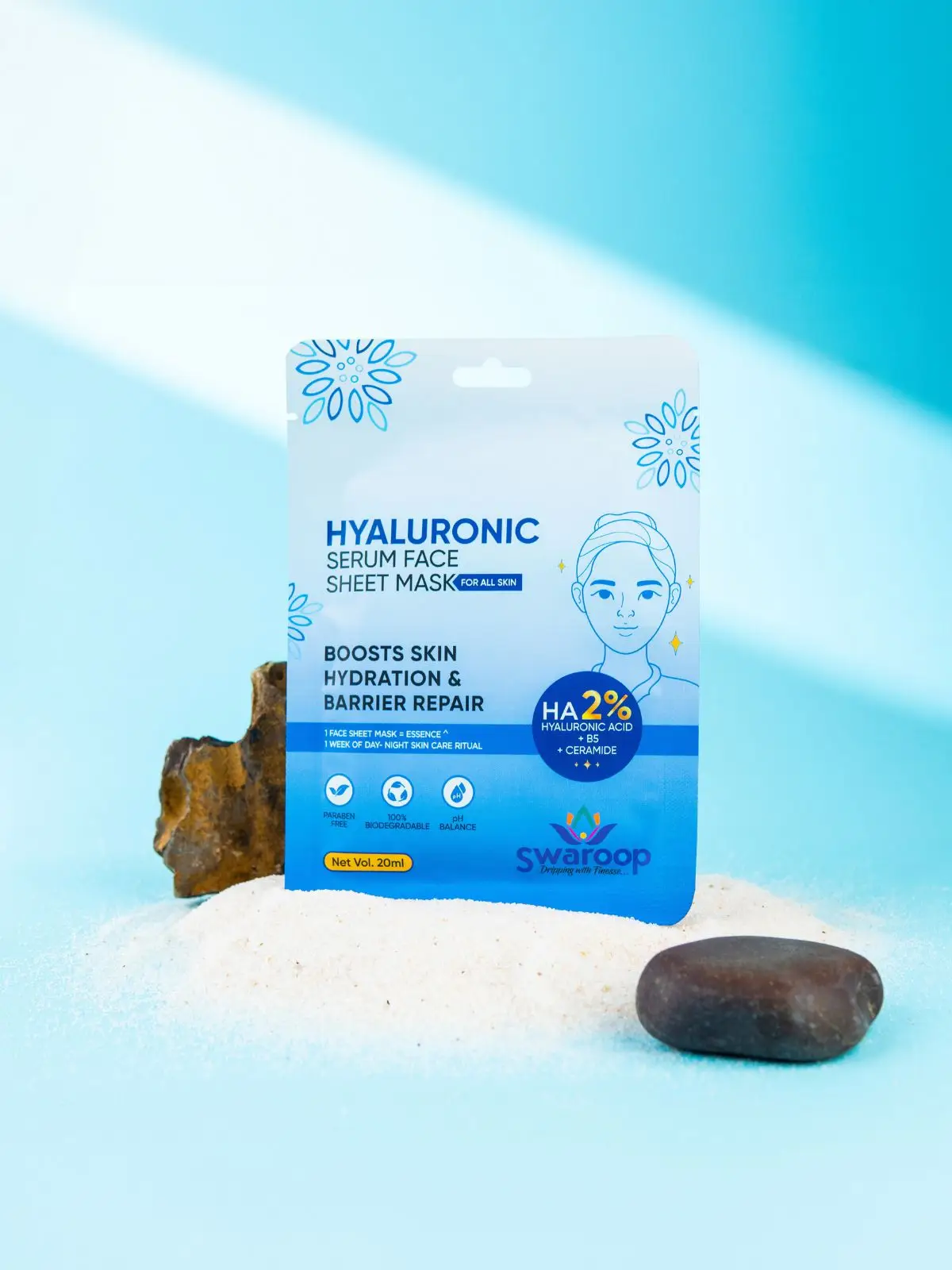 Hyaluronic Serum Face Sheet Mask – swaroopcosmetics